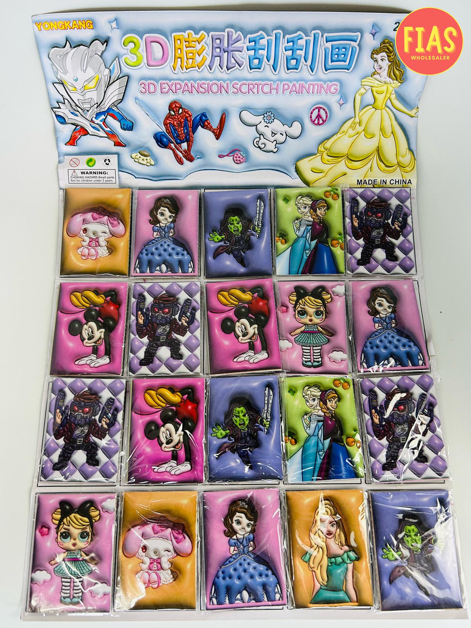 20 Pieces 3D Expansion Character Scratch Pad for Kids | Lazada PH