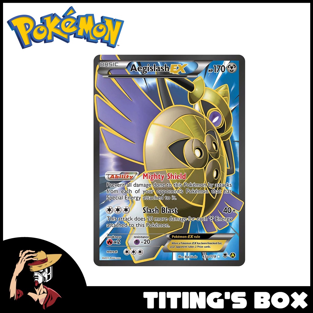 [EN] Pokemon TCG Aegislash EX 65a/119 Alt Art Promo | Lazada PH