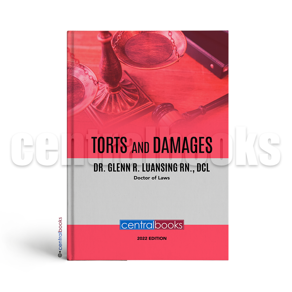 Torts And Damages (2022) [Hardcover] by Dr. Glenn R. Luansing RN., DCL ...