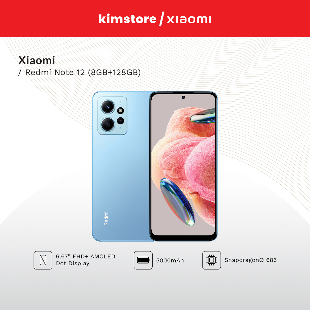 Xiaomi Redmi Note 12 6GB+128GB / 8GB+256GB | Lazada PH