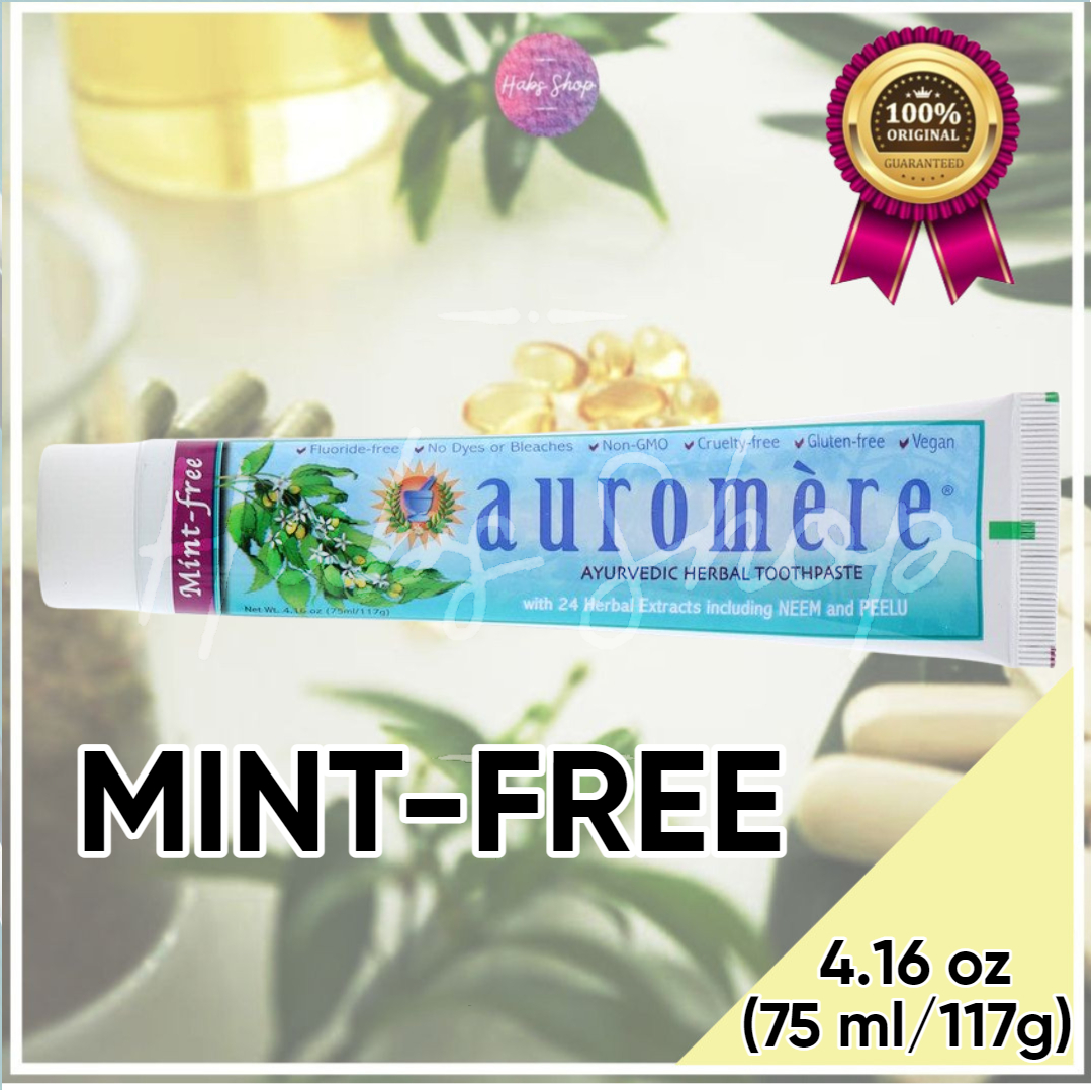 Toothpaste Flouride Free Auromere Ayurvedic Herbal Toothpaste Fresh ...