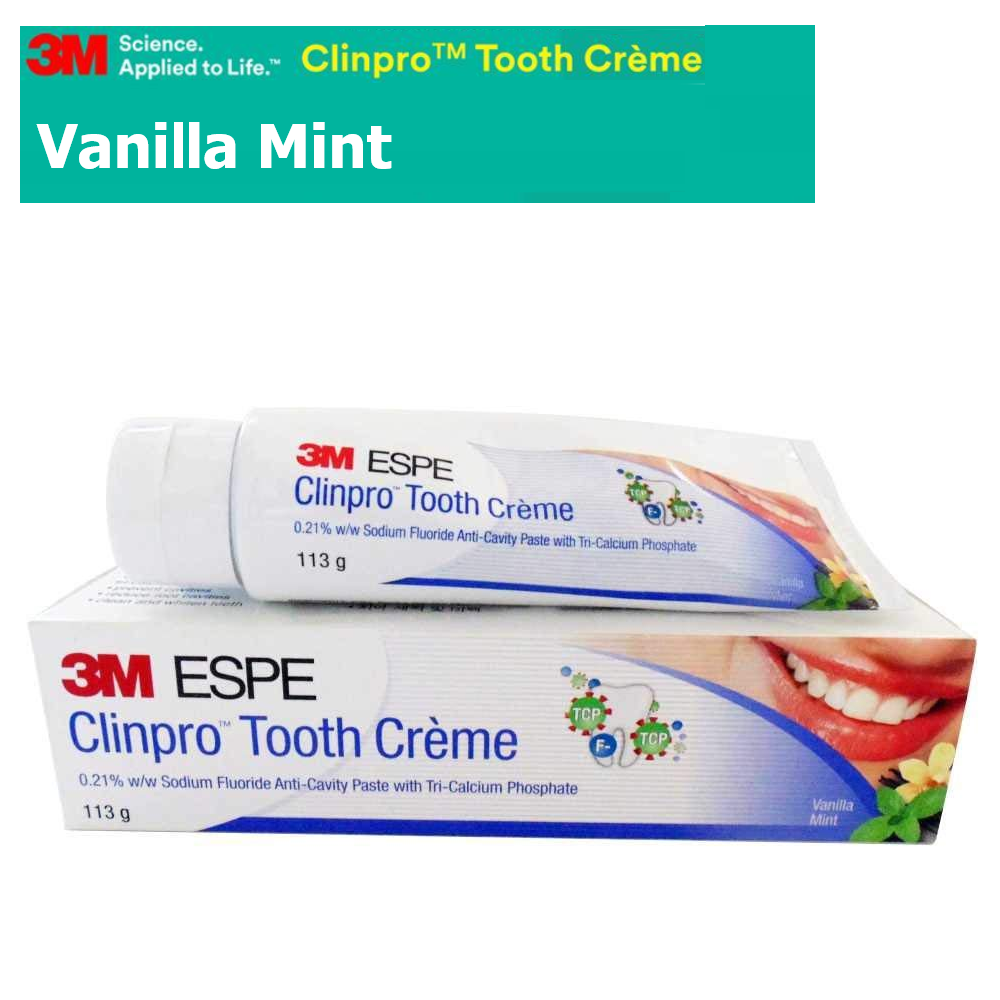 3M Clinpro Tooth Crème[3M/USA]113g Tube 0.21% Sodium Fluoride Anti ...