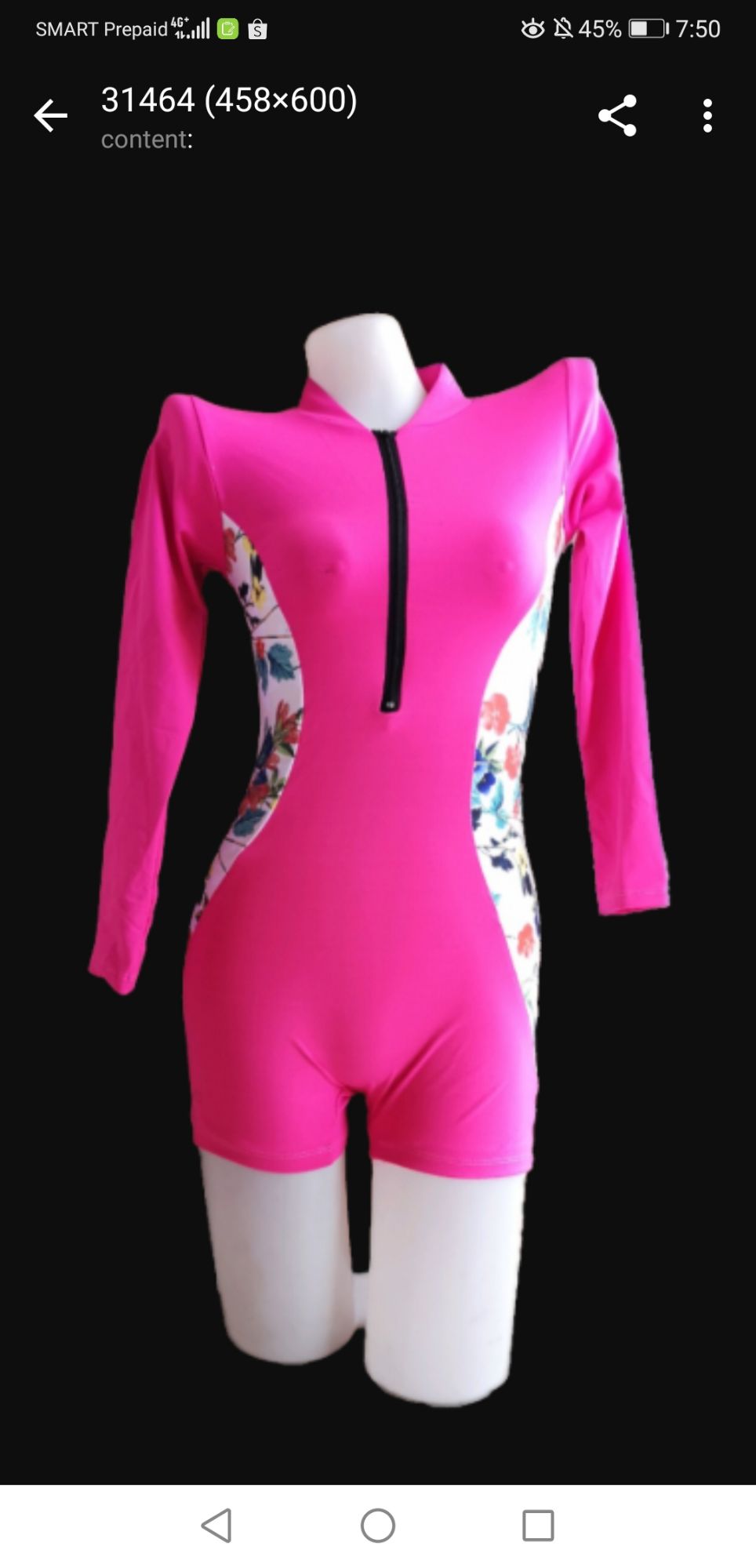 One piece (pull up) swimwear | Lazada PH