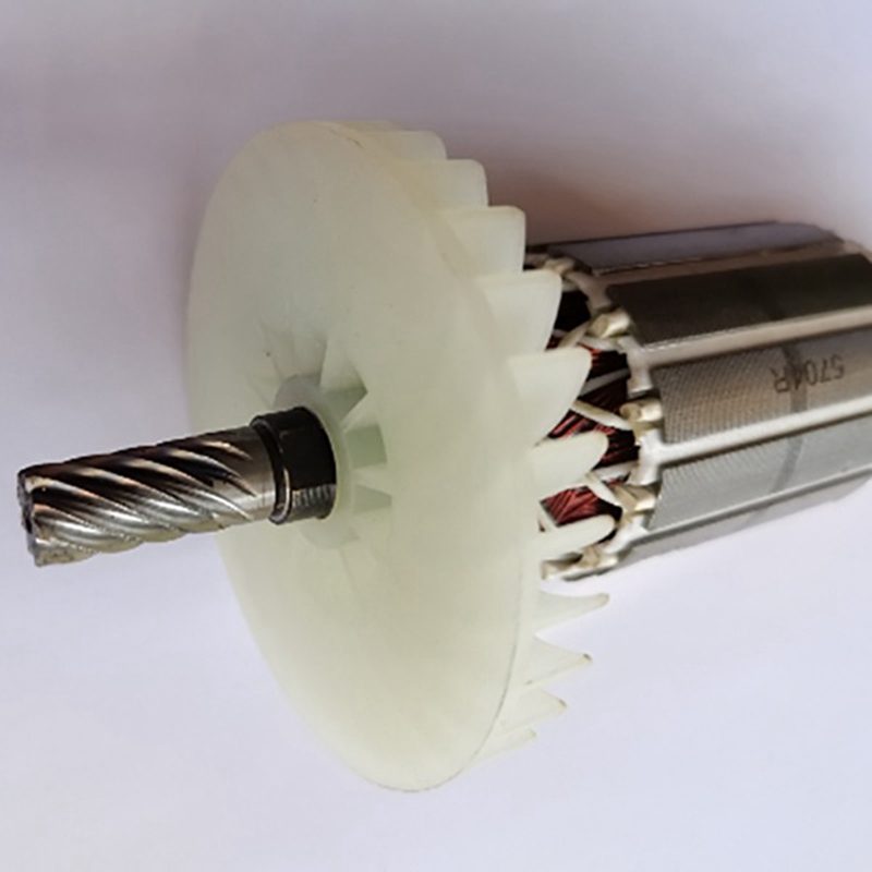 AC220-240V 9-Teeth Drive Shaft Electric Circular Armature Rotor for ...