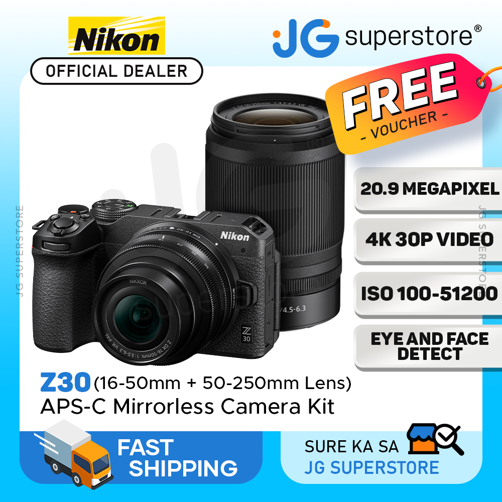 Nikon Z Series Z30 Mirrorless Vlogging Camera with 20.9 Megapixel DX ...