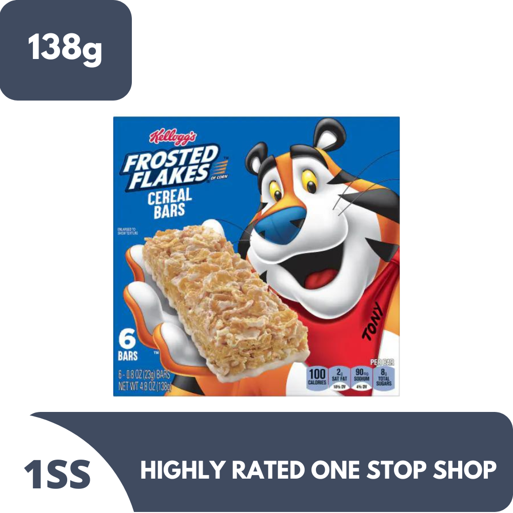 Kellogg's Frosted Flakes Cereal Bar 138g (Expiry Aug 11, 2022) | Lazada PH