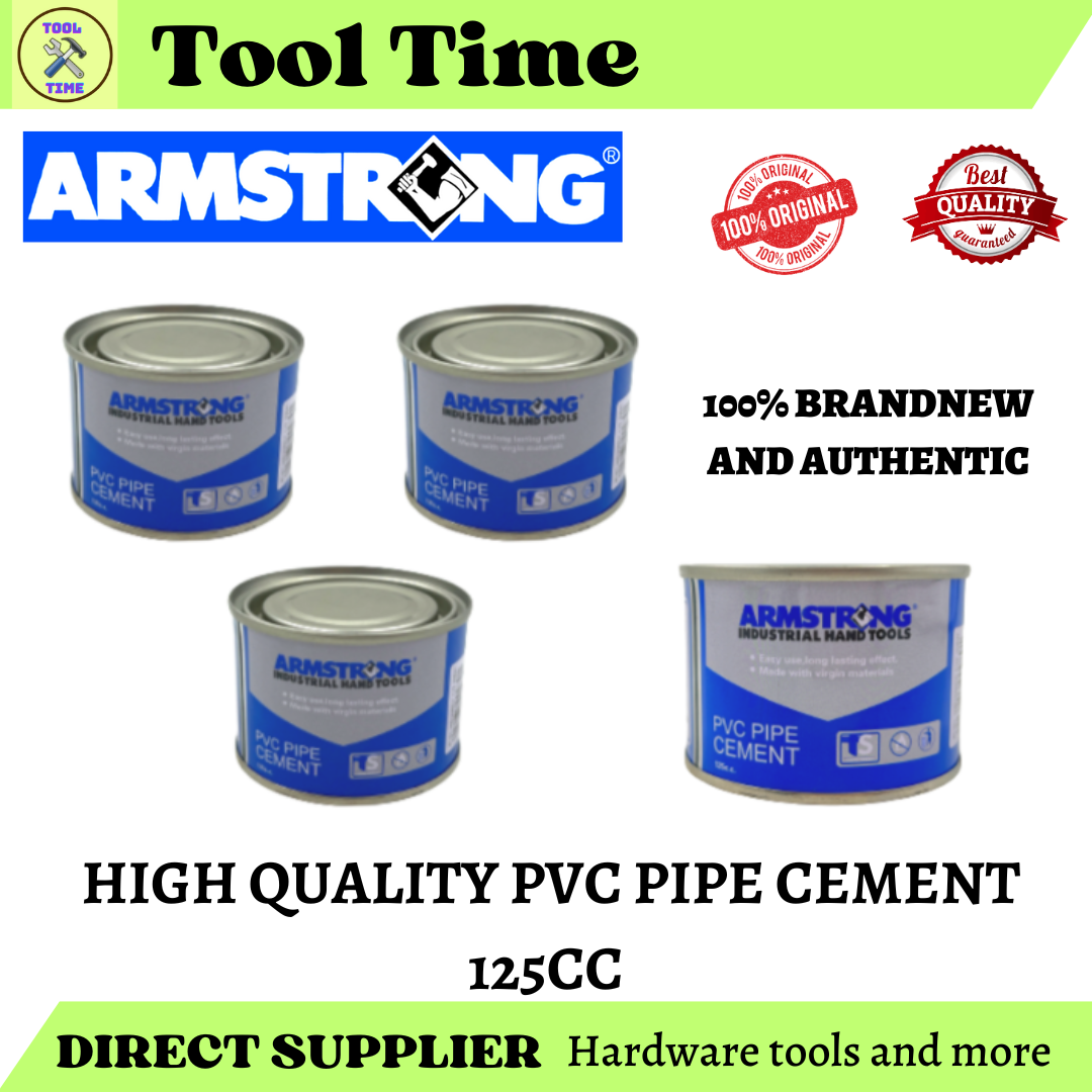 ARMSTRONG HIGH QUALITY PVC PIPE CEMENT 125CC | Lazada PH