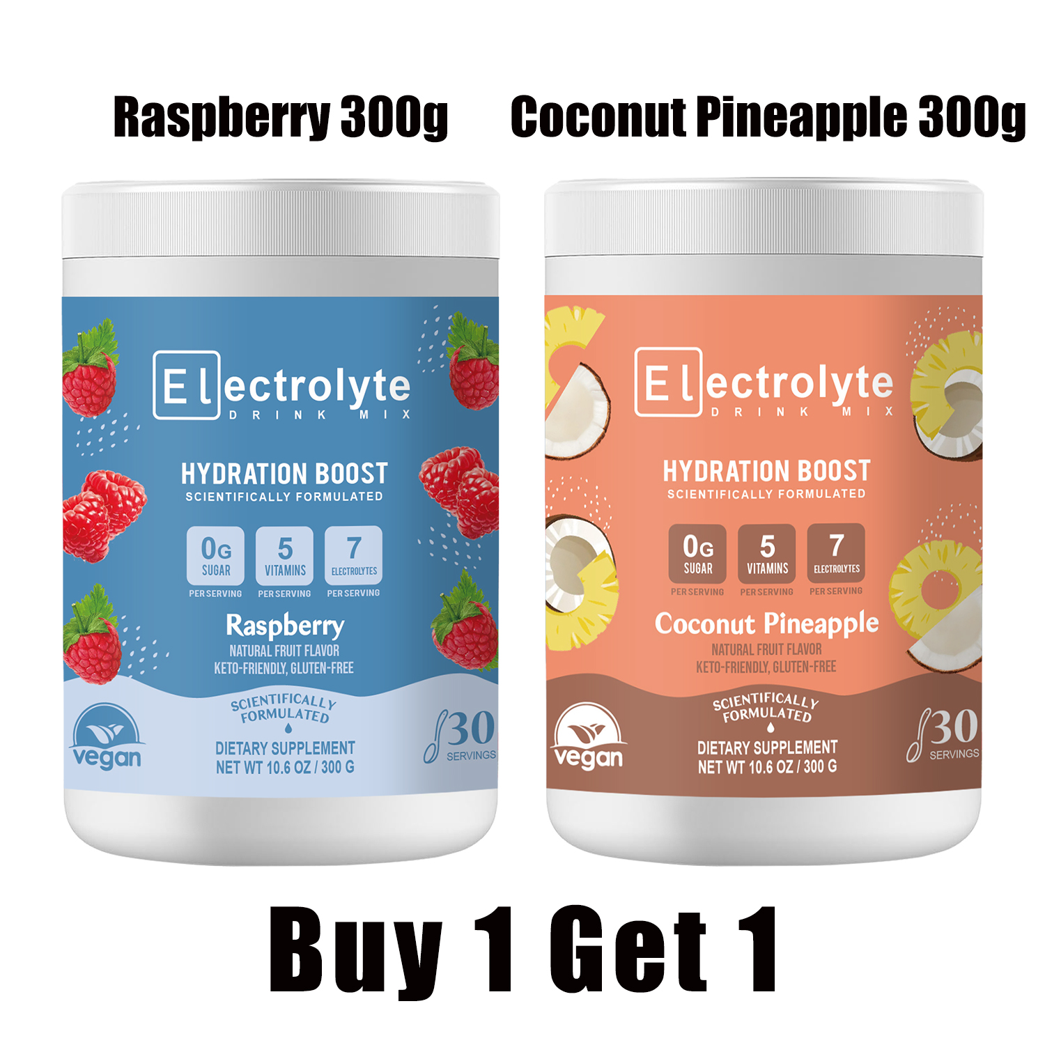 Ozmolts Hydration Electrolytes Powder Hydration Boost Vitamin C 7 ...