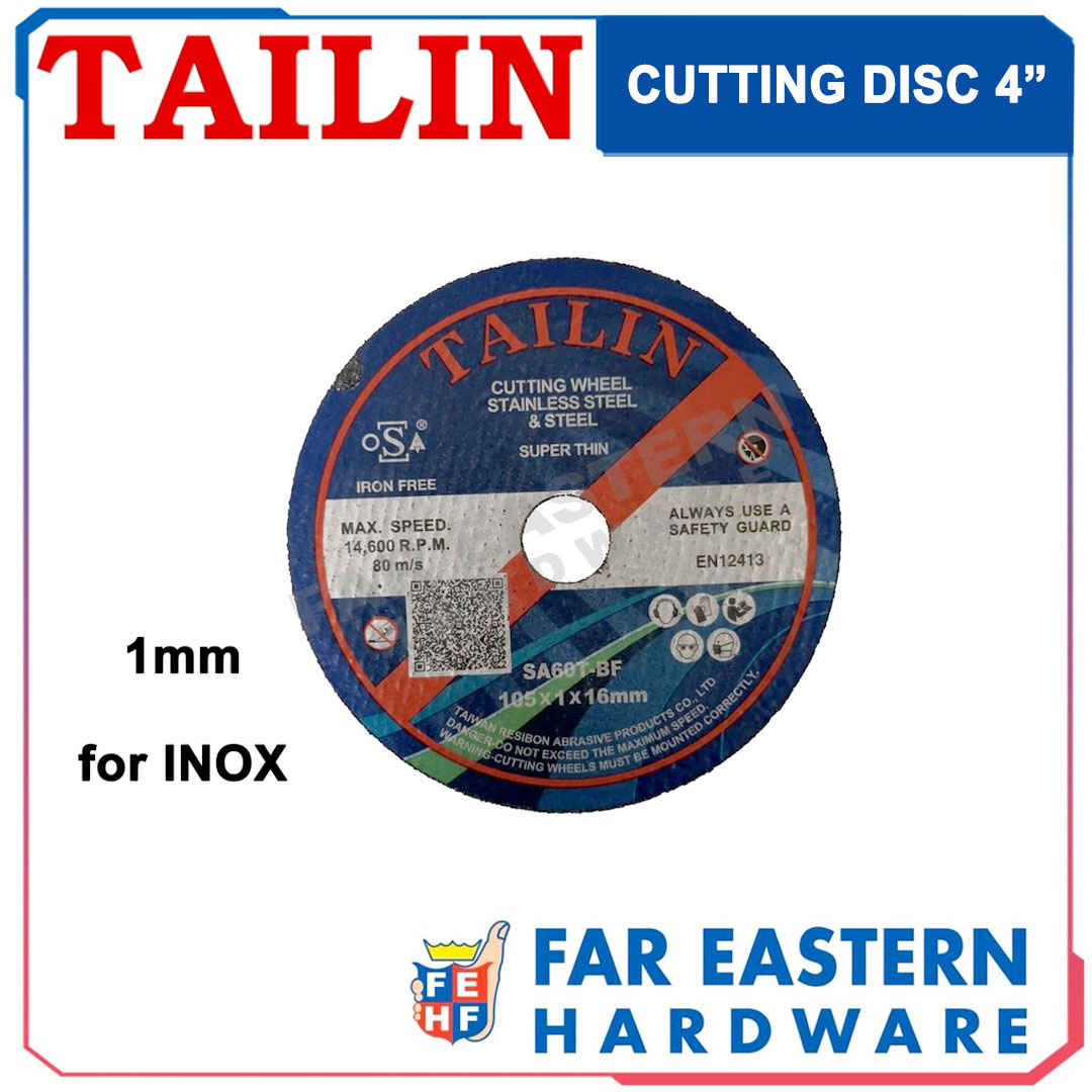 TAILIN Cutting Disc 4" Super Thin 1mm | Lazada PH