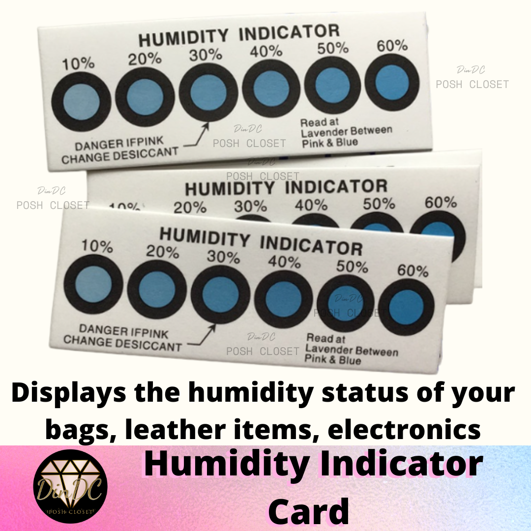 Humidity Indicator card HIC Color Changing Temperature Moisture Measure ...