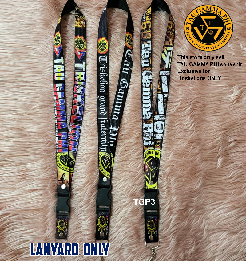 Tau Gamma Phi Lanyard Neck Strap Triskelion ID Lace | Lazada PH