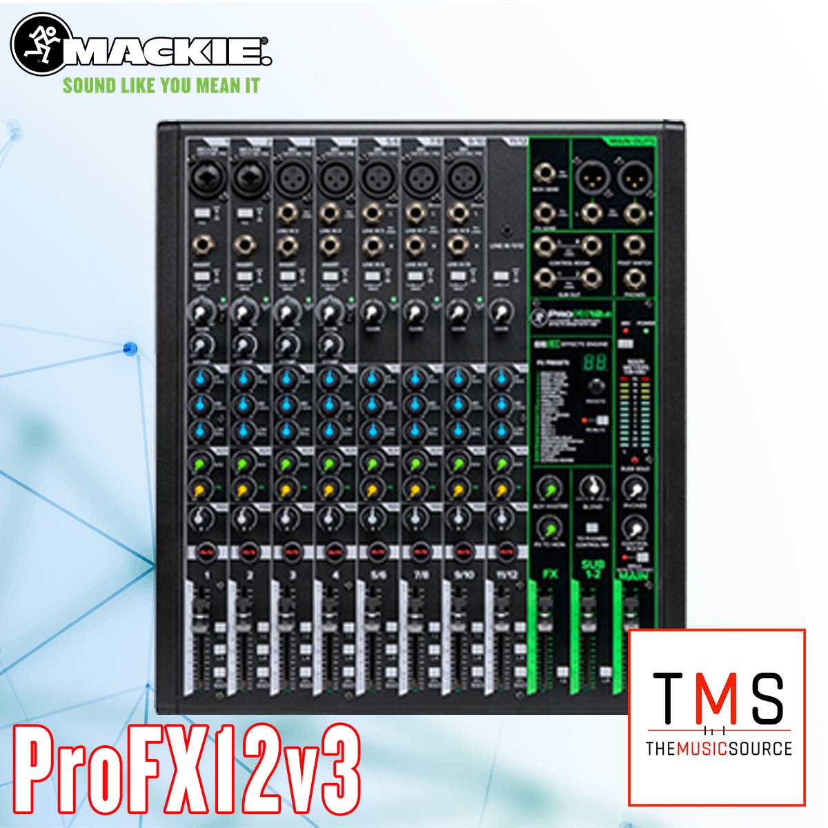 Mackie ProFX12v3 12-channel Mixer with USB and Effects | Lazada PH