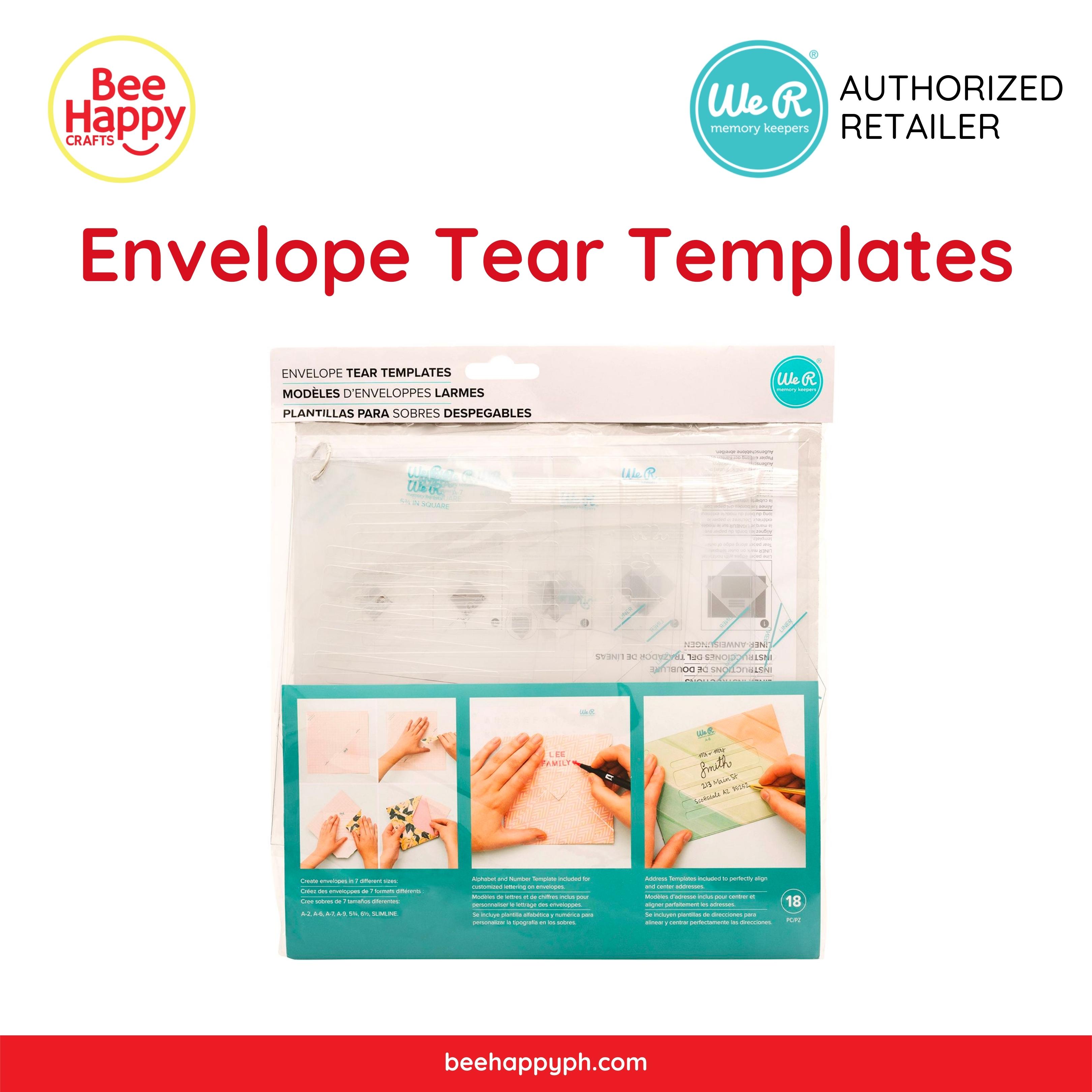 We R Memory Keepers Envelope Tear Templates (18 pieces) | Lazada PH