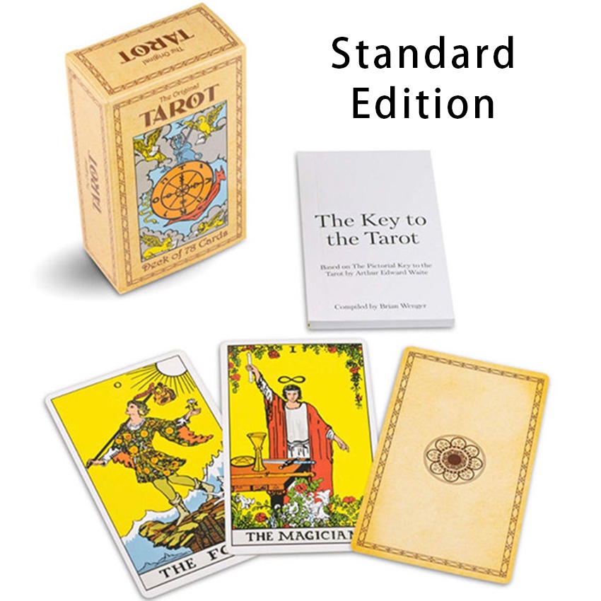 78 Cards/Box Divination Original Tarot Deck Portable Divination Tarot ...