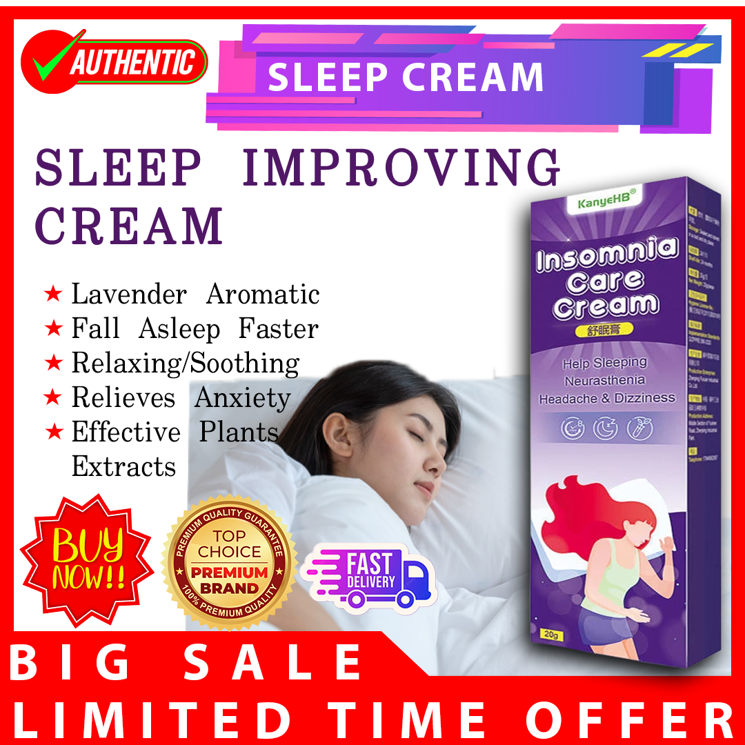 KANYEHB Insomnia Care Cream Sleeping Cream Pampatulog Anti Stress Sleep ...