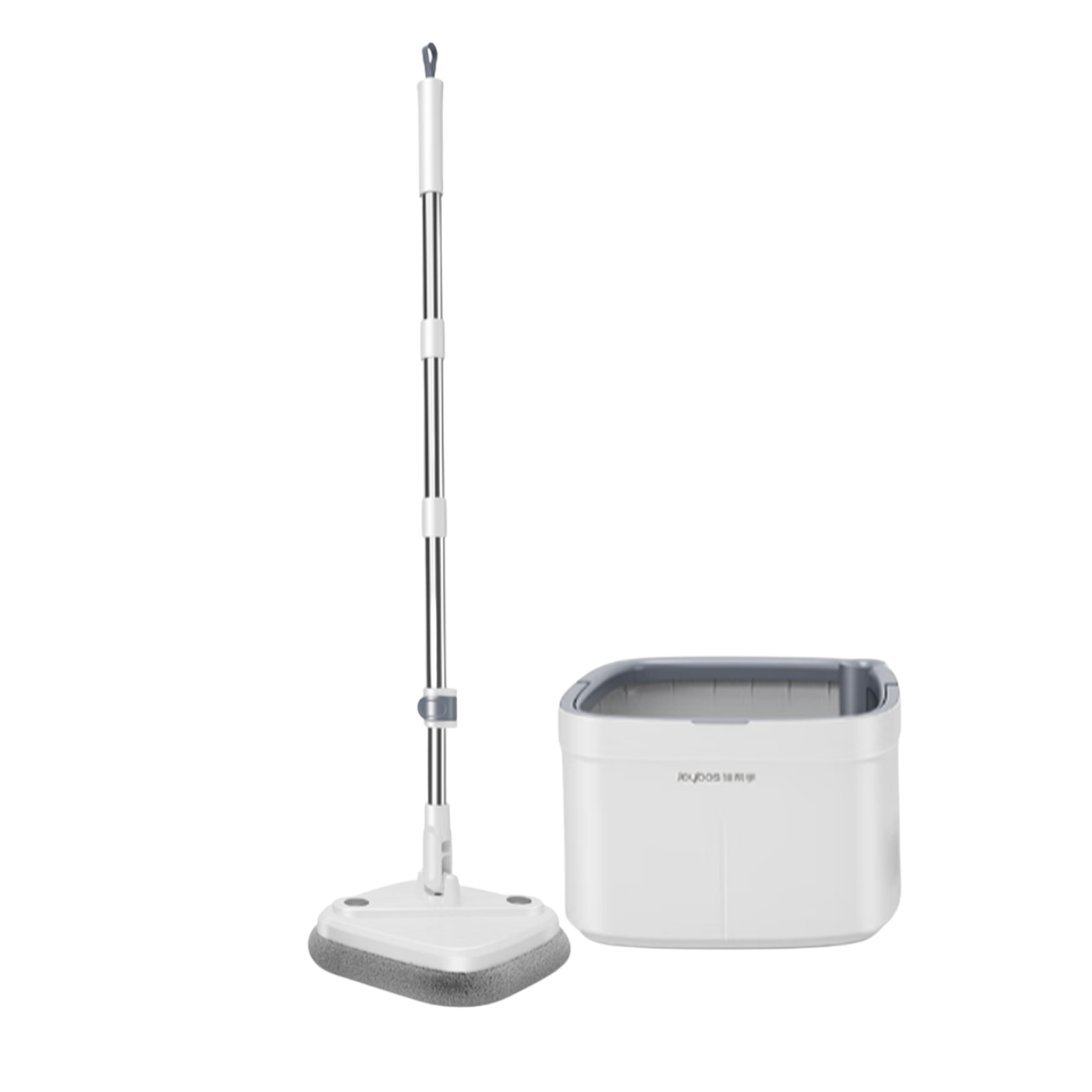 Joybos Self Wash Spin Mop M16 White Gray Spinner Flat 360 Rotating Cleaner With Turbo Flushing ...
