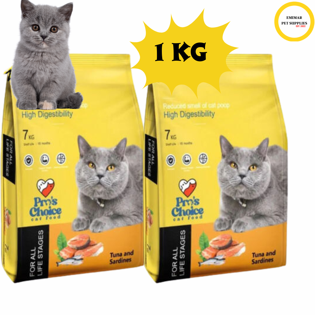 PRO'S CHOICE Cat Food - TUNA & SARDINES Flavor | 1kg (REPACKED) | Lazada PH