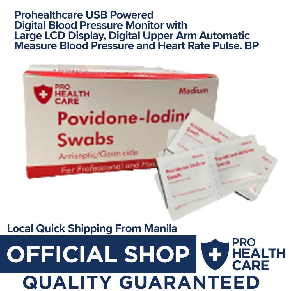 Prohealthcare Povidone Iodine Swabs Box of 100 | Lazada PH