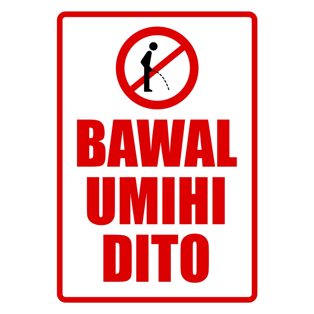 LAMINATED SIGNAGES A4 SIZE | Lazada PH