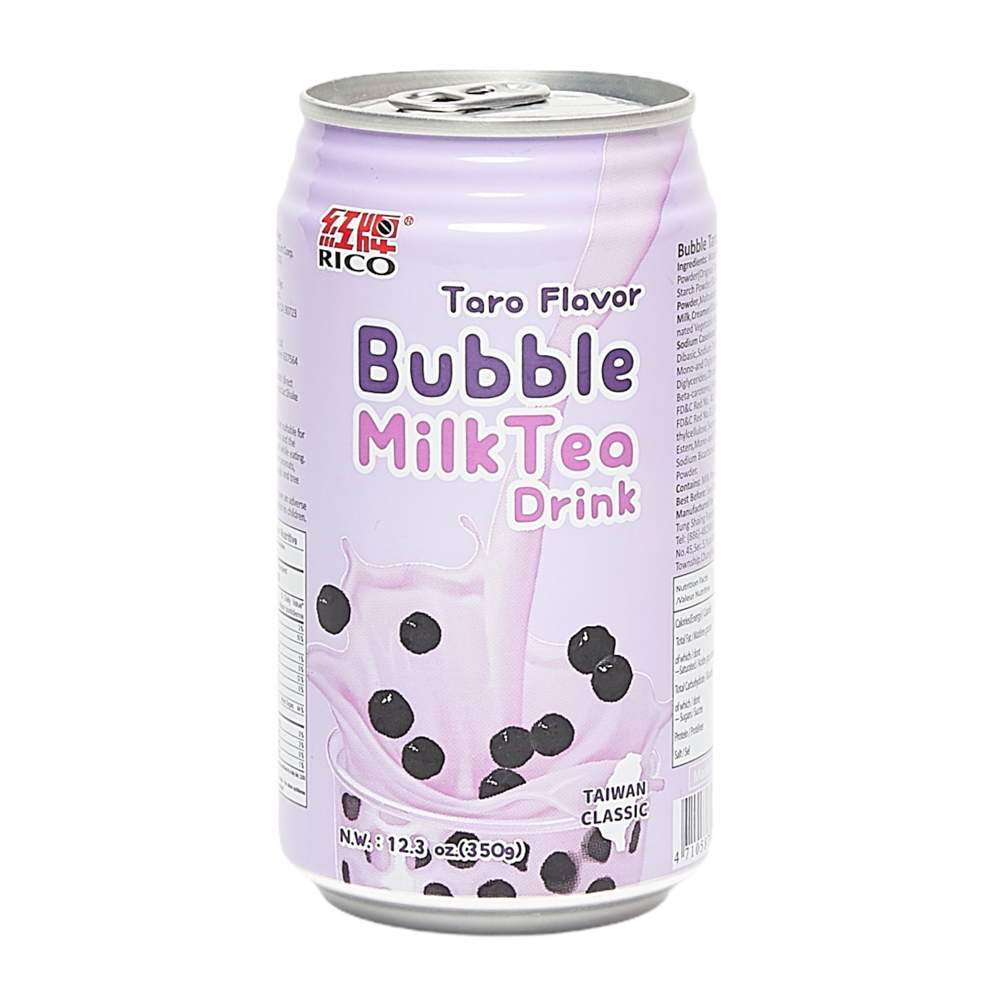 Rico Taro Bubble Milk Tea Drink 350g, Can of 4 | Lazada PH