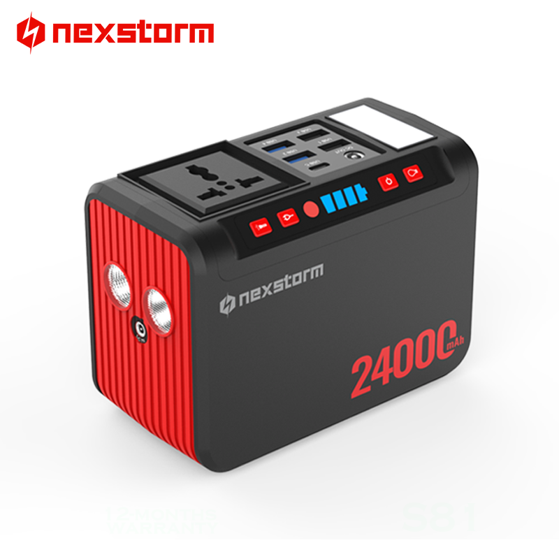 Nexstorm 120W Portable Power Station 24000mAh Lithium Battery Solar ...