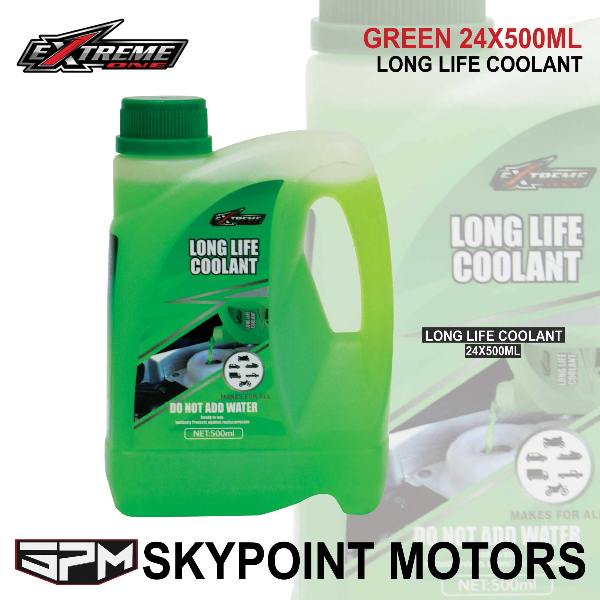 EXTREME ONE LONG LIFE COOLANT 24X500ML GREEN (9414-109) | Lazada PH