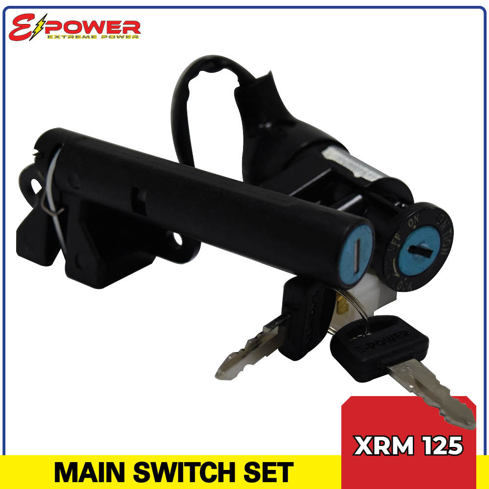 Honda XRM 125 E-Power Ignition Switch / Main Switch & Key Set | Lazada PH