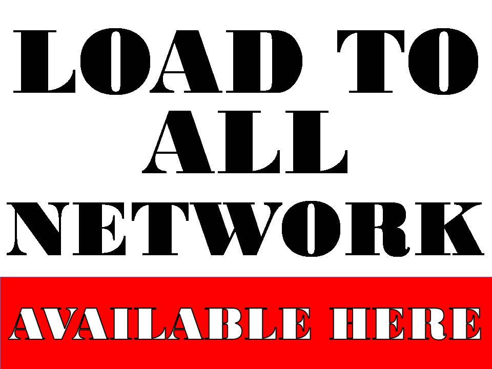 LOAD TO ALL NETWORK WATERPROOF LAMINATED SIGNAGE A4 SIZE | Lazada PH