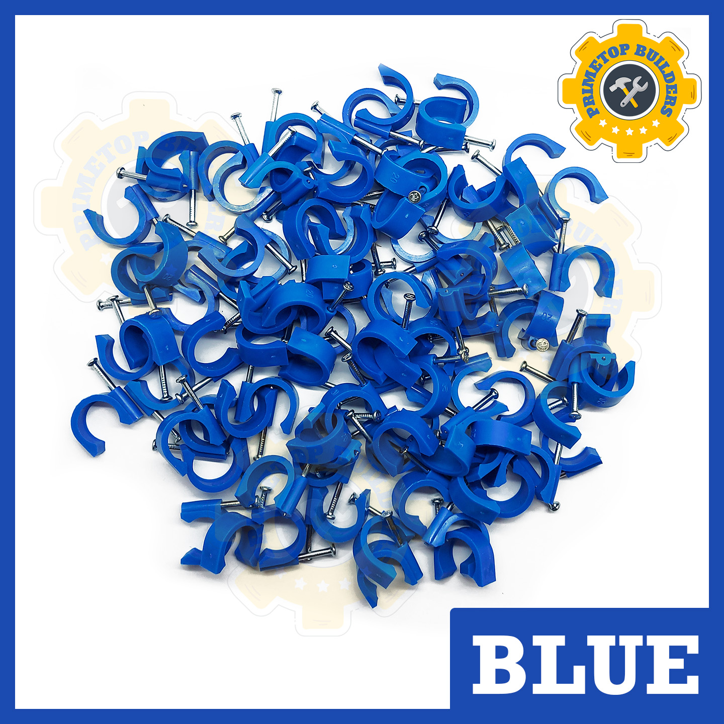 PVC Cable Clamp 1/2" ORANGE & BLUE 100Pcs/Pack PRIMETOP | Lazada PH