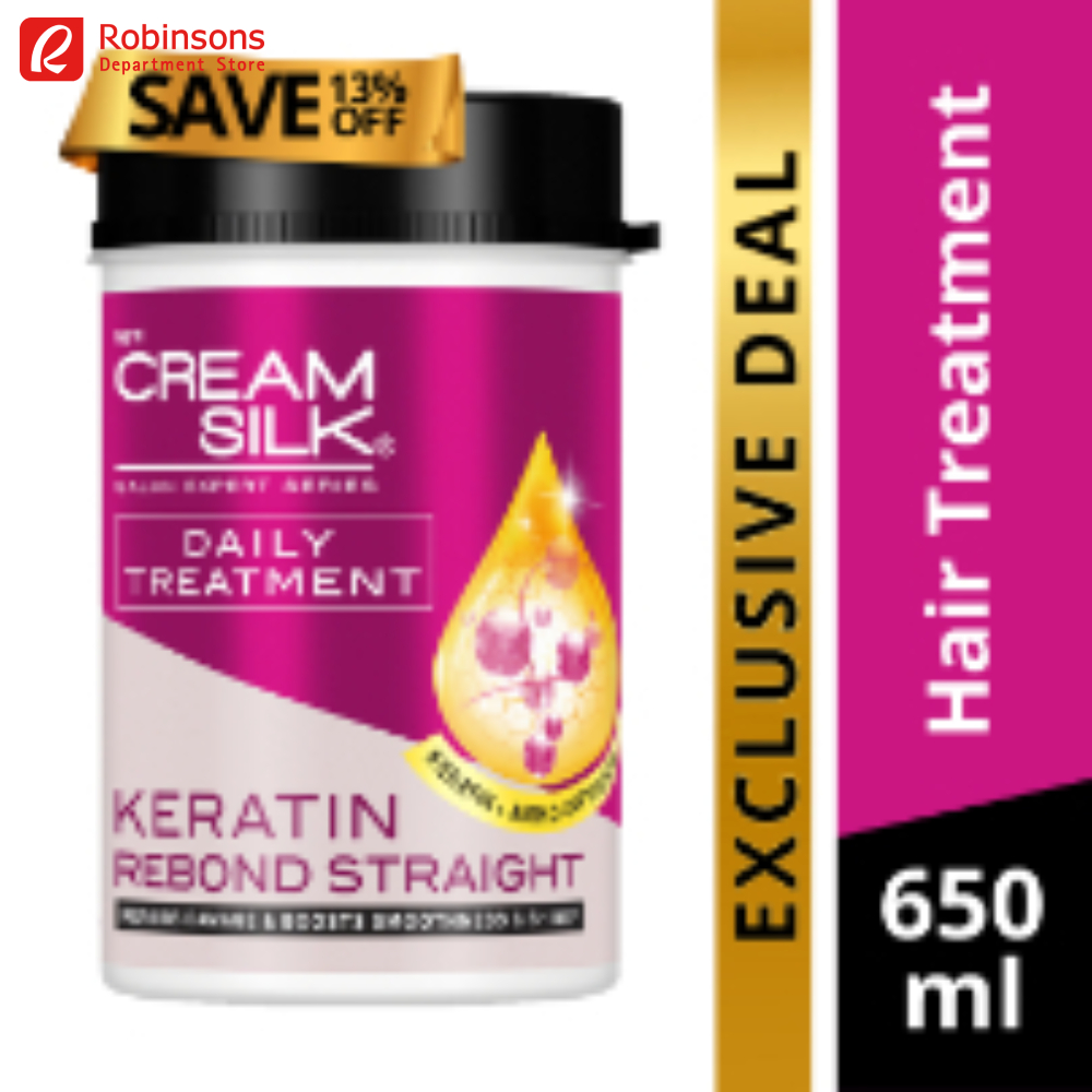 Cream Silk Treatment Keratin Rebond Straight 650ml 13% Off | Lazada PH
