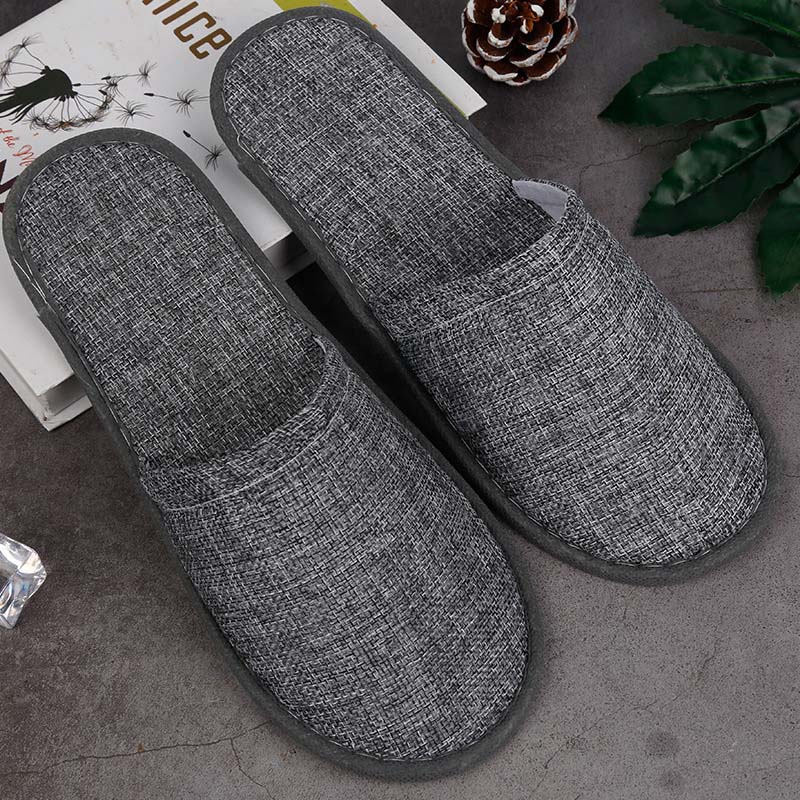 [Fast Delivery] 10 Pairs Hotel Slippers Disposable Closed Toe SPA ...