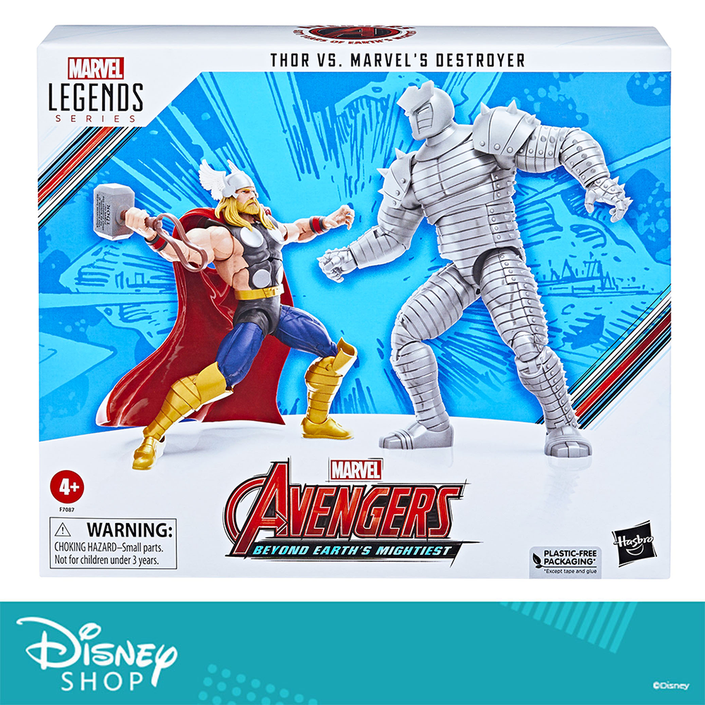 Marvel Avengers Legends 60th Anv Thor Vs Marvel's Destroyer 2Pk Action ...