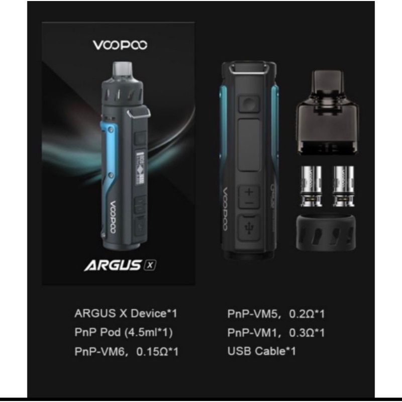 vape VOOPOO ARGUS X 18650 80W Mod Pod Kit | Lazada PH