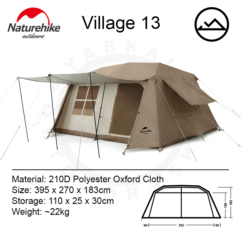 Naturehike Village 13 Glamping Tent | Lazada PH
