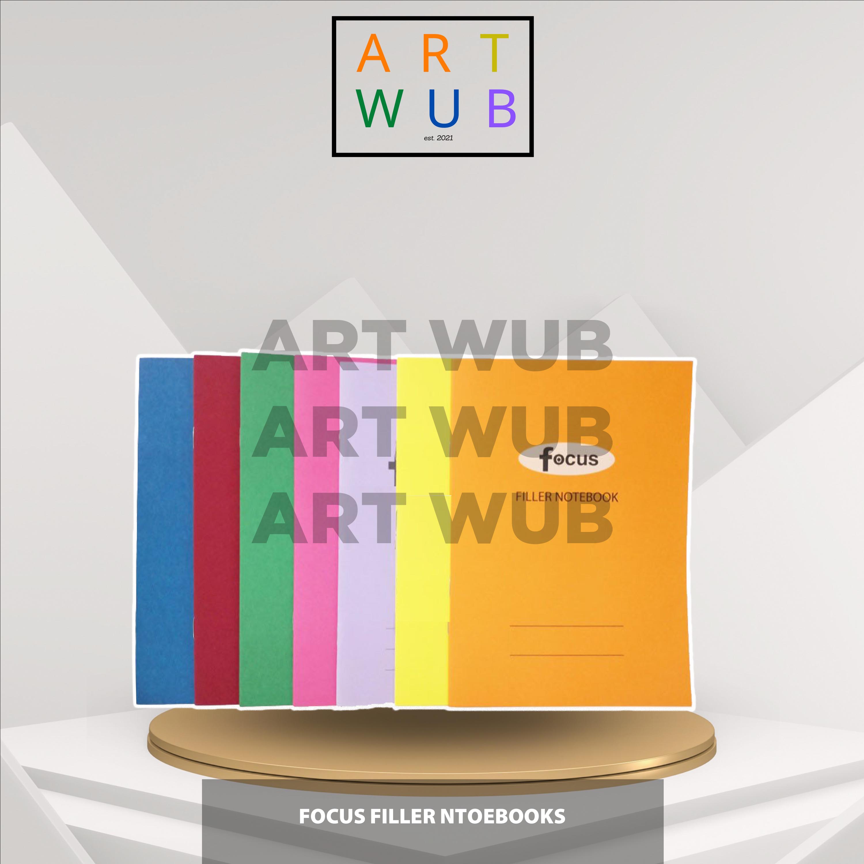 Art wub. Focus filler notebook 5 pieces per pack | Lazada PH