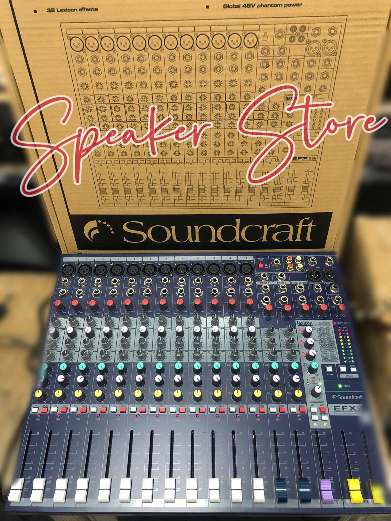 Soundcraft EFX12 with High Quality-Performance 12-Channel Lexicon ...