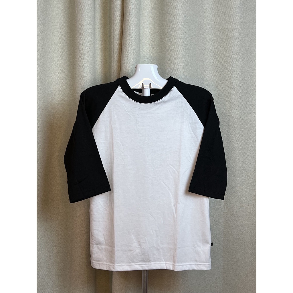 John White 3/4 Raglan shirt (combination) BATCH 1 | Lazada PH