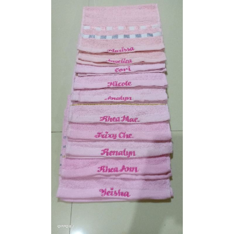 Personalized Hand / Face Towel (100 Cotton) with Free Embroidered Name ...
