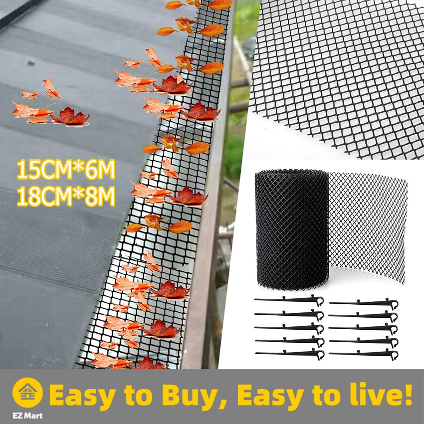 【Fast Shipping】 Roof Gutter Guard Filters 15cm X 6m Filter Strainer ...