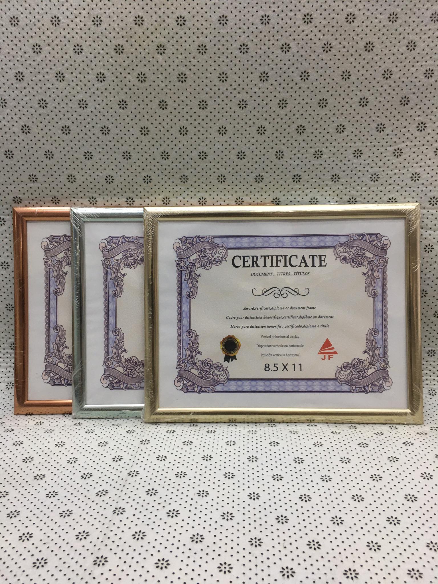 A4 PVC CERTIFICATE FRAME SIZE/8.5x13 /8.5x11 /8x10 /9x12 /A4 | Lazada PH