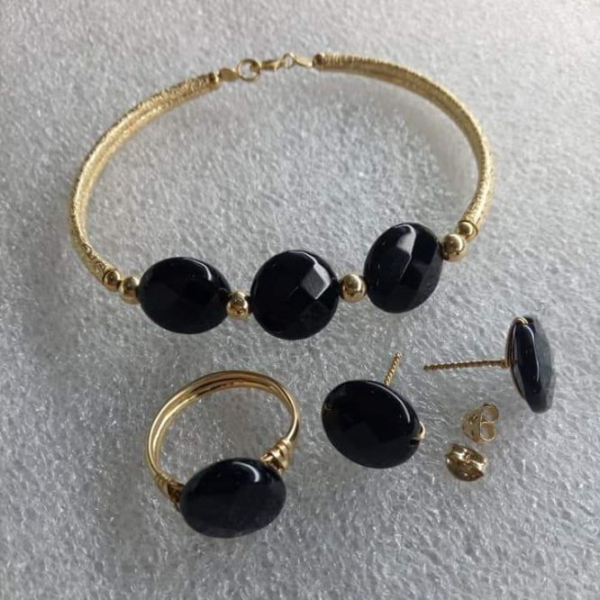 10kgold black onyx set | Lazada PH