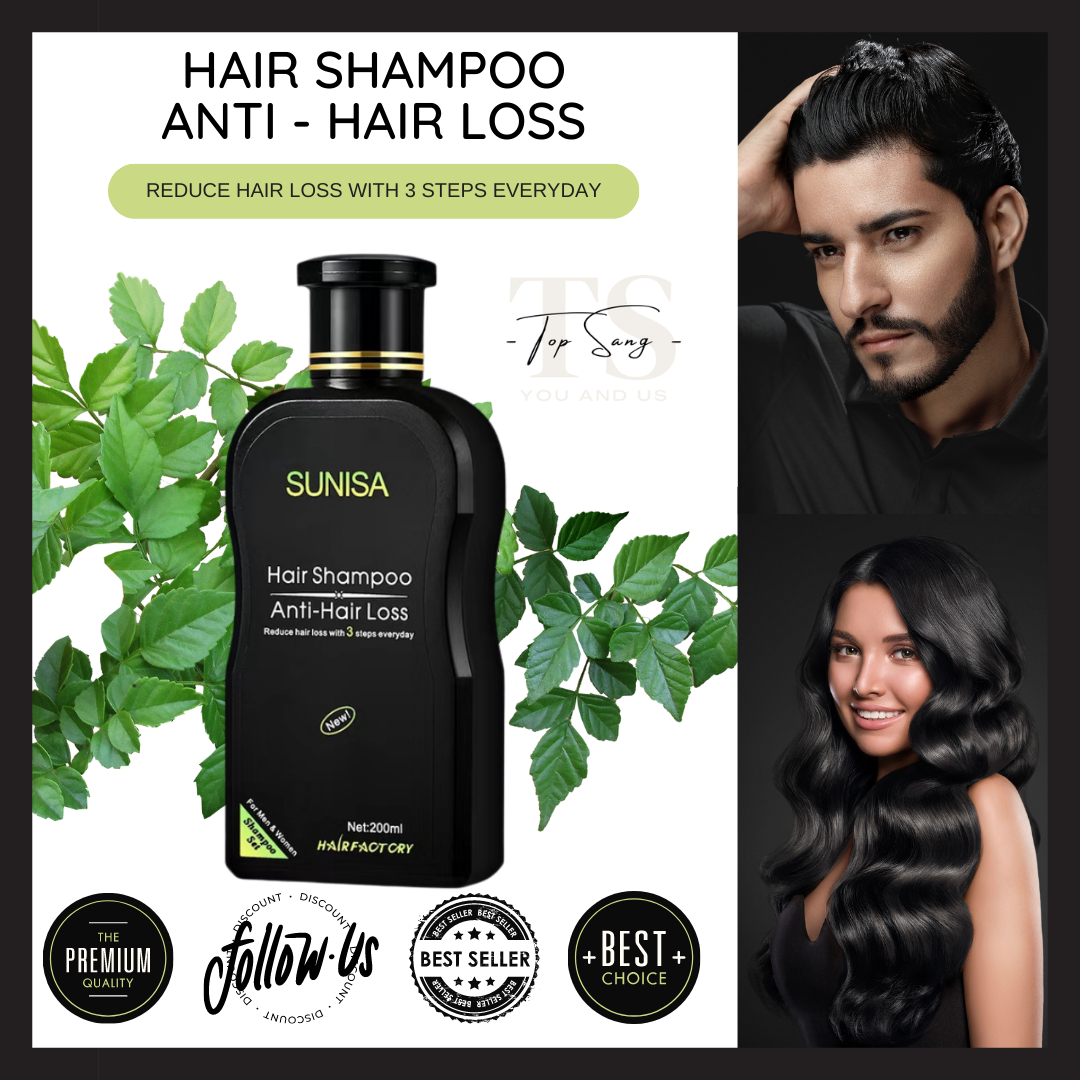 TopSang Original Sunisa Anti Hair Loss/Anti Hair Fall Shampoo Powerful ...