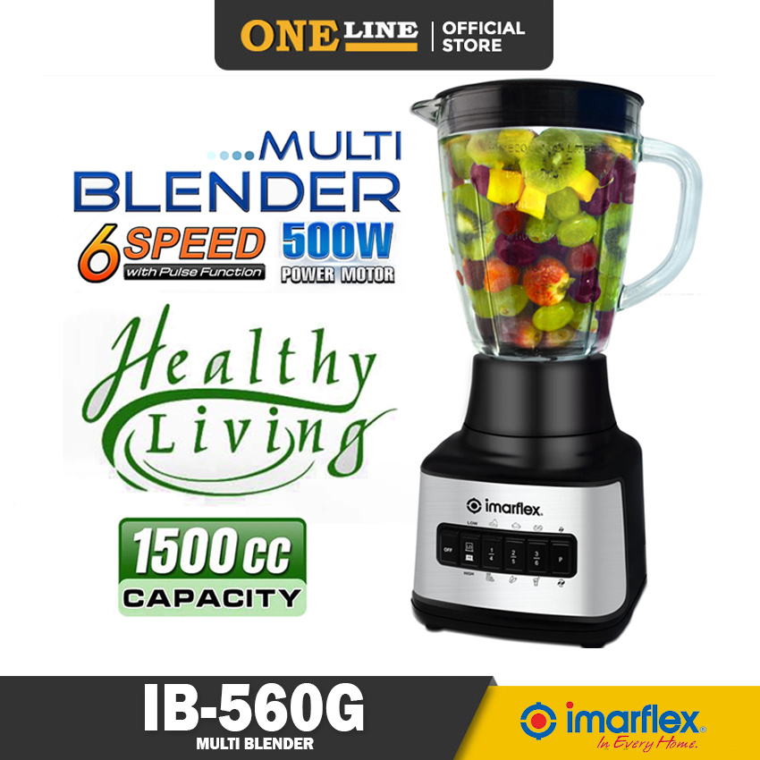 ONELINE l Imarflex IB-560G 6-SPEED with Pulse Function 500watts Motor ...