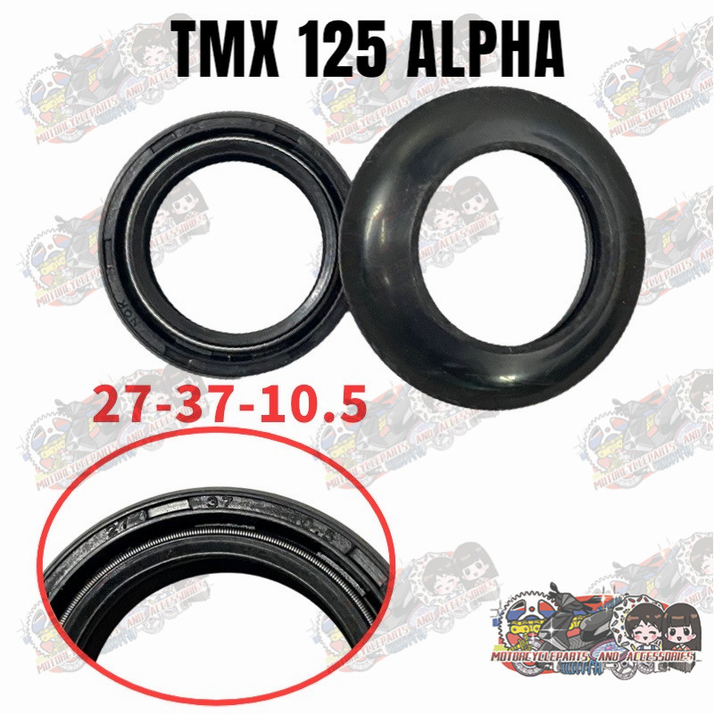 LJ Motorcycle Front Shock Oil seal RS100, Xrm, Barako, Tmx 155, Ct100 ...