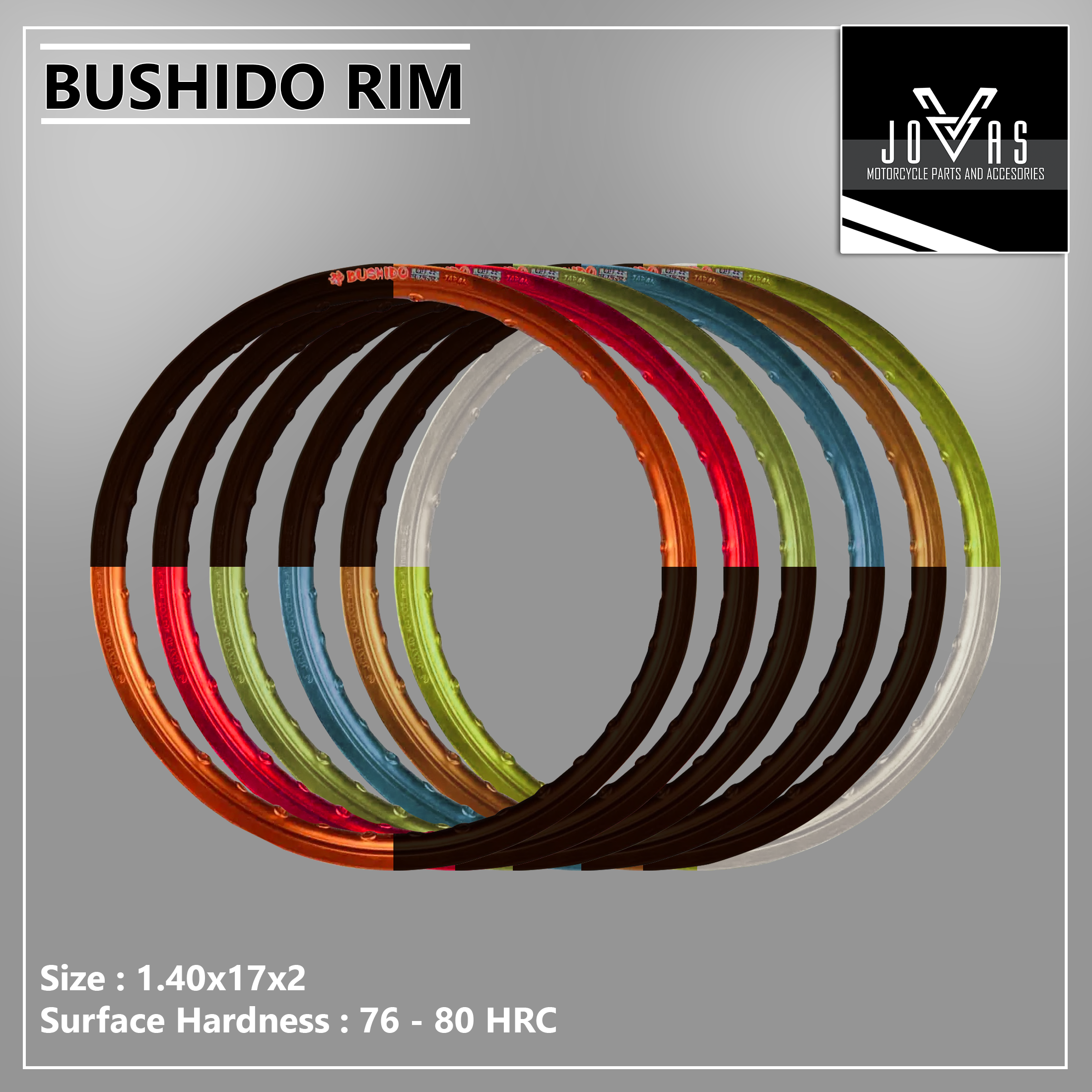 Bushido RIM BM SERIES 2 TONE "PAIR" | Lazada PH