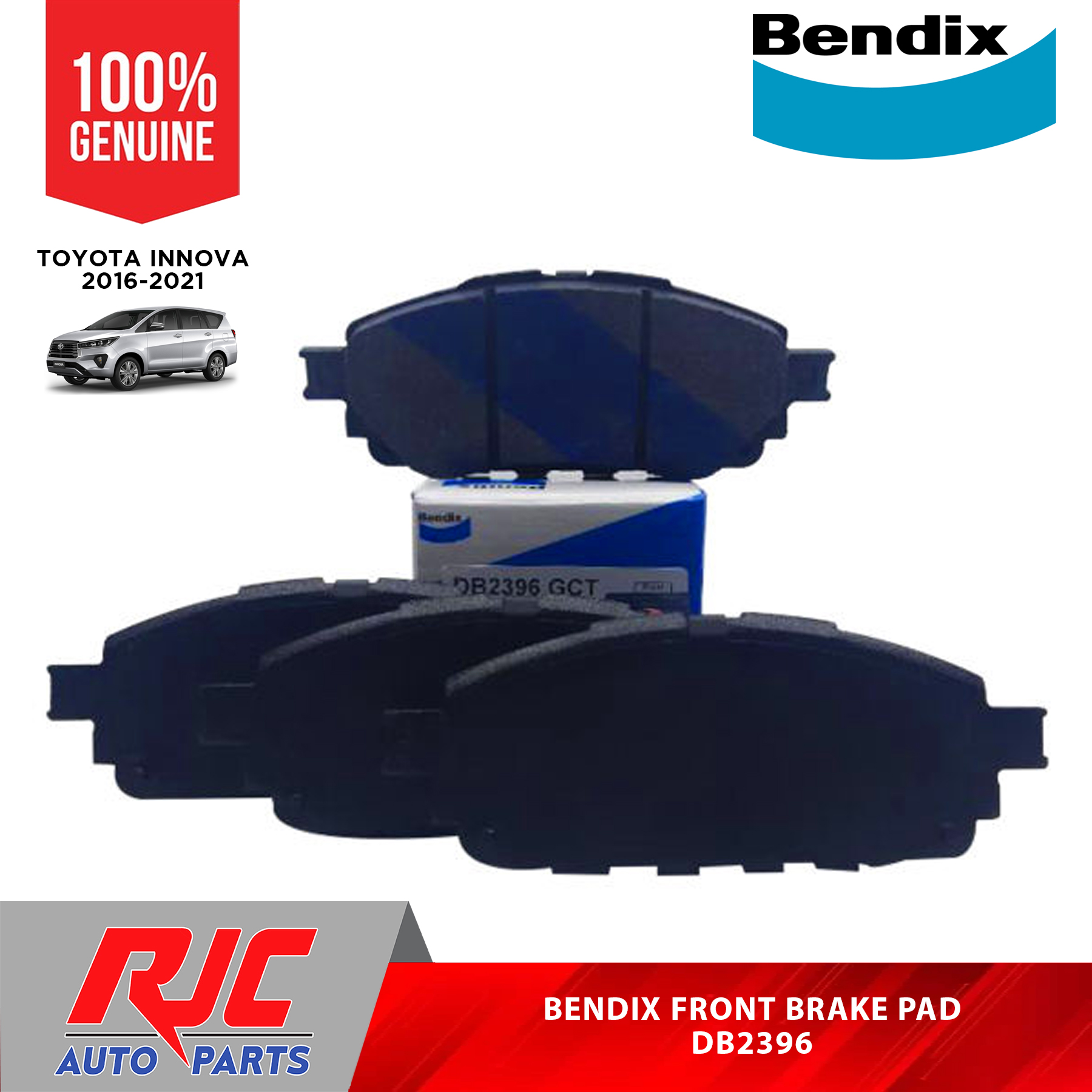 Bendix DB-2396 Brake Pad Toyota Innova 2kd D4d 2016-2021 1Set | Lazada PH