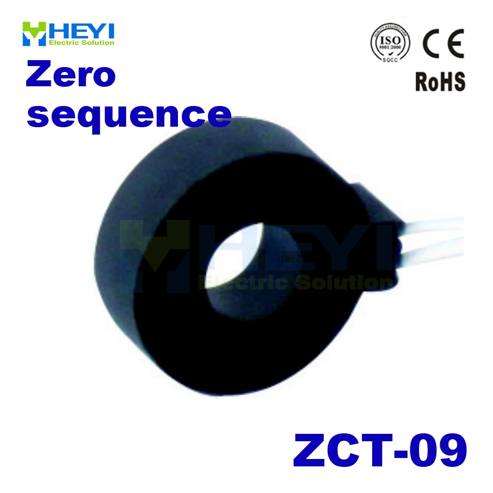 Zero sequence current transformer ZCT 09 Leakage protection CT hole 9mm ...
