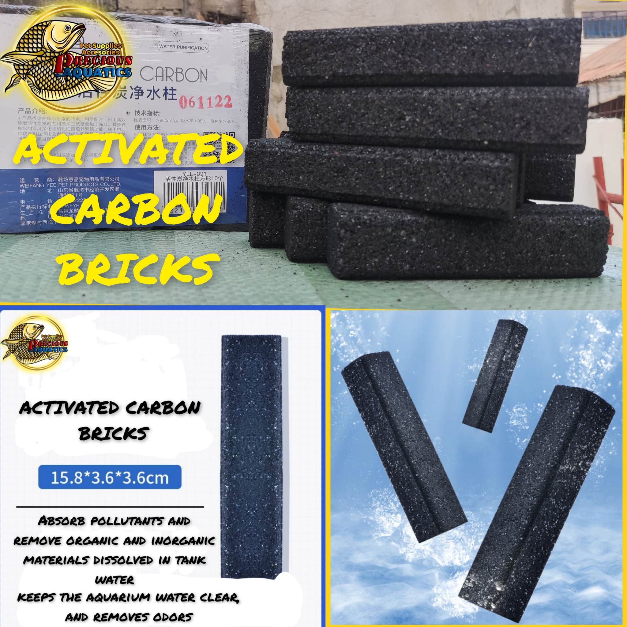 Activated Charcoal Brick ( Porous Carbon Brick) | Lazada PH
