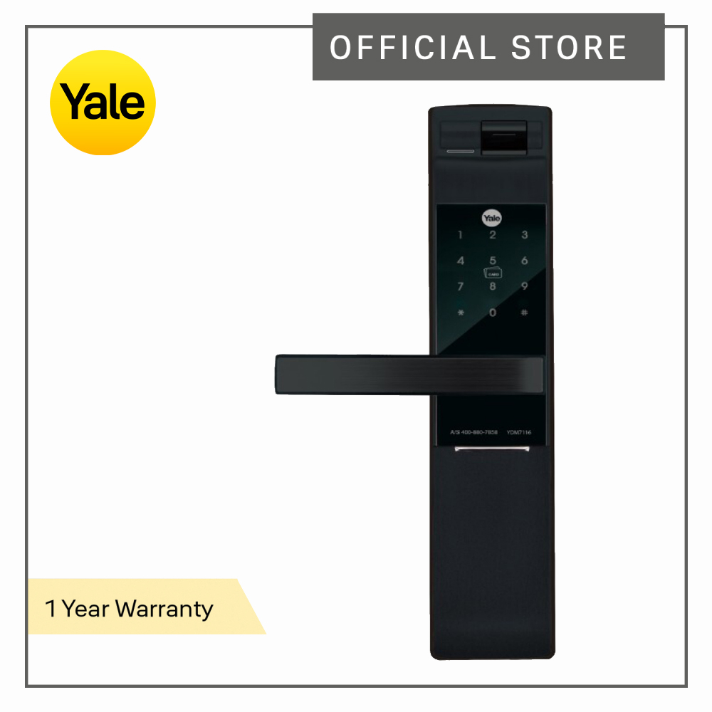 Yale Digital Doorlock Bluetooth and Biometric Mortise YDM7116A | Lazada PH
