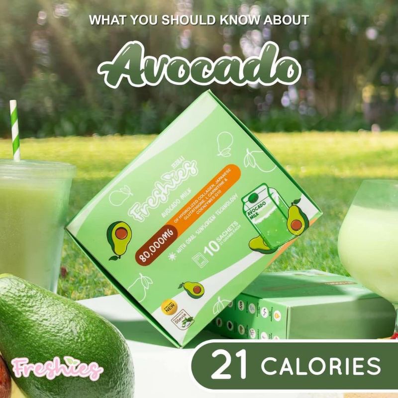 FRESHIES Avocado Collagen Drink 1 Box 10 Sachets Anti-Aging | Lazada PH